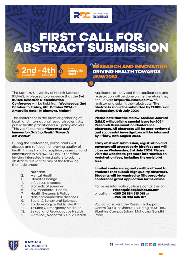 KUHeS - First call for abstract submission